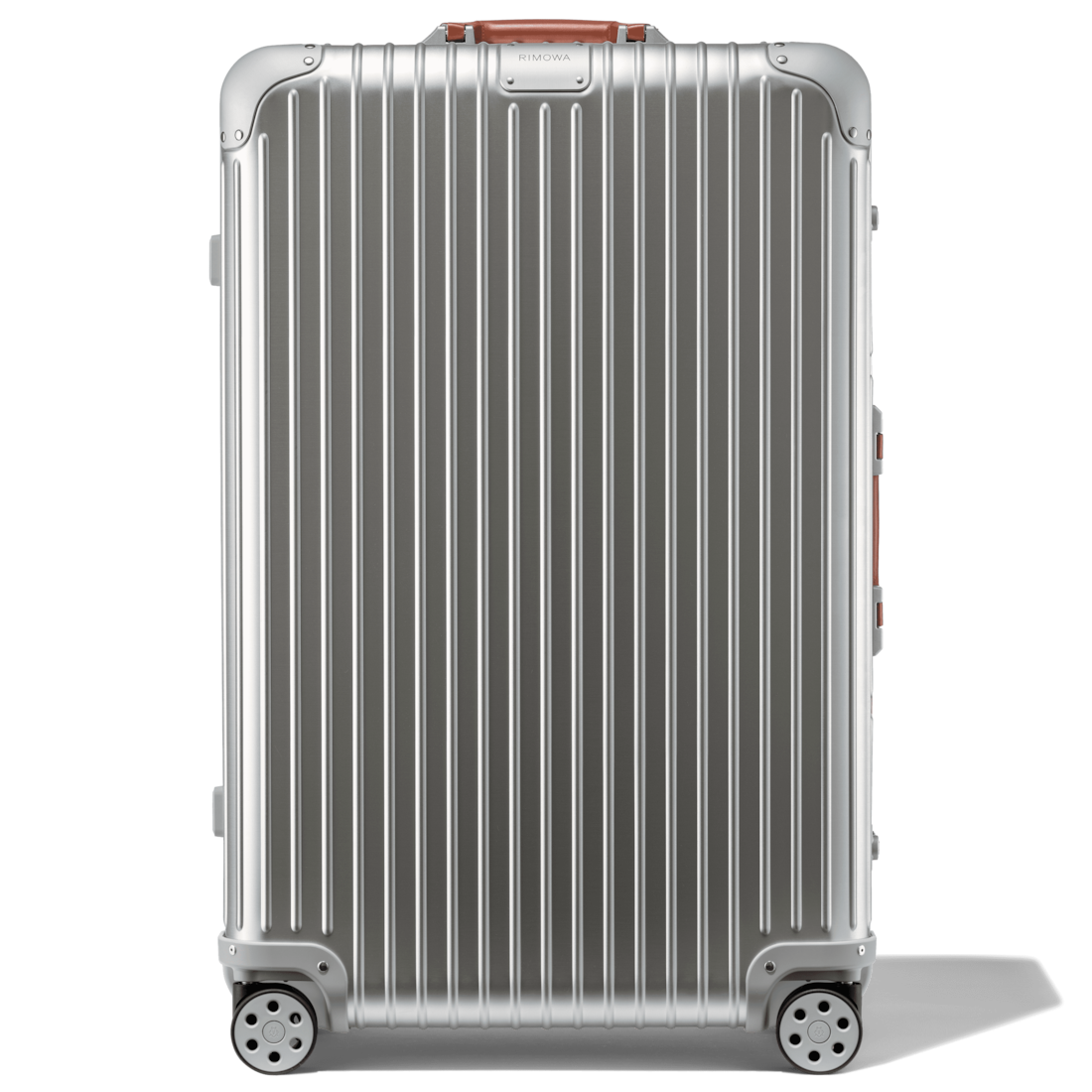 Rimowa Original Check-In L Twist Suitcase - Silver And Brown